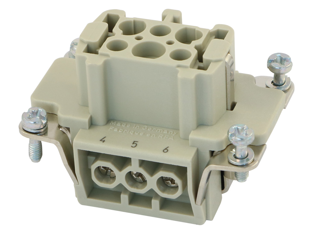 Harting - Han E cosses femelle 6 pôles p. prise – Hoelzle