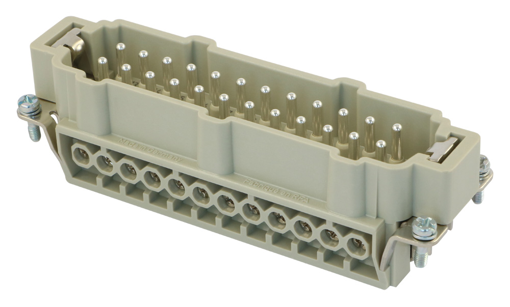 Harting - Han E Connecteur mâle 24 pôles pour prise – Hoelzle