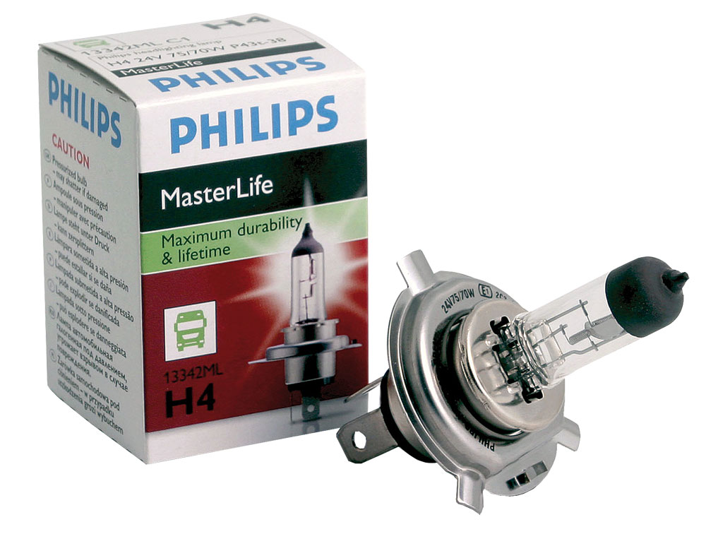 Philips Glühlampe H4 24V 75/70W MasterLife – Hoelzle