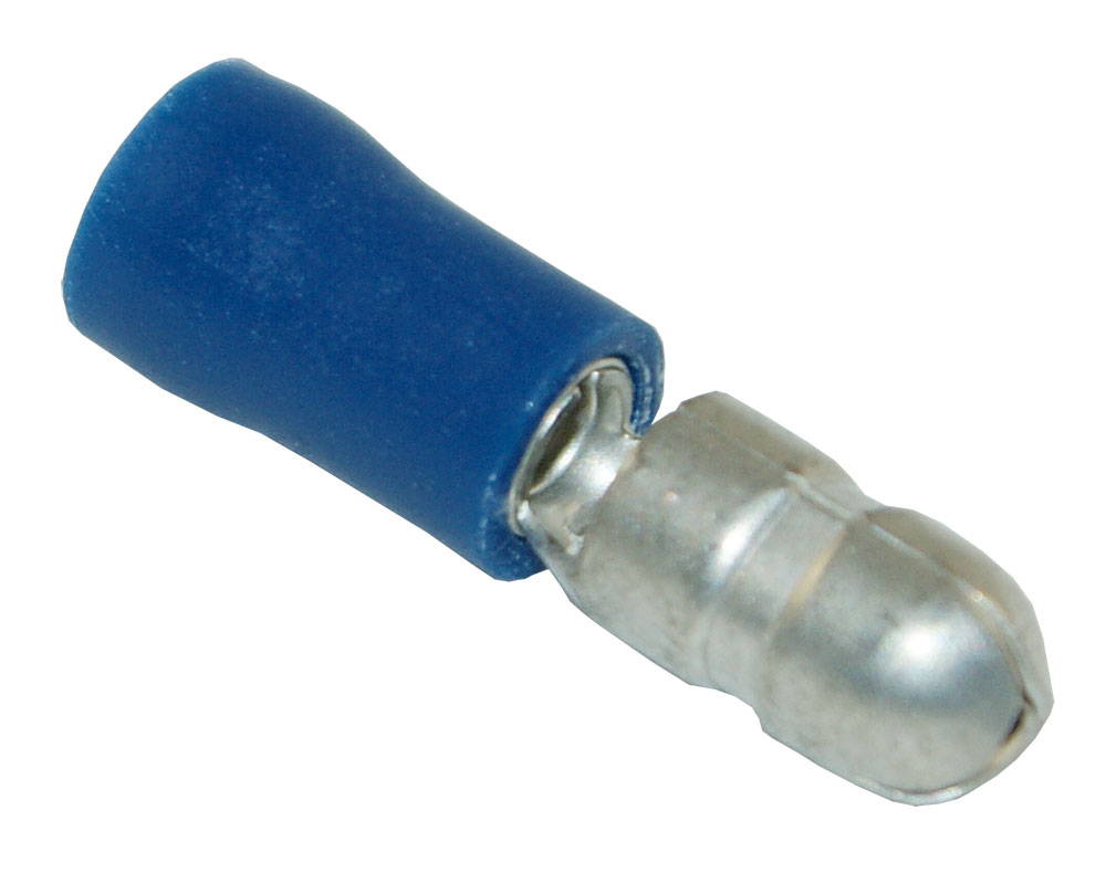 Rundstecker isoliert 5mm blau – Hoelzle