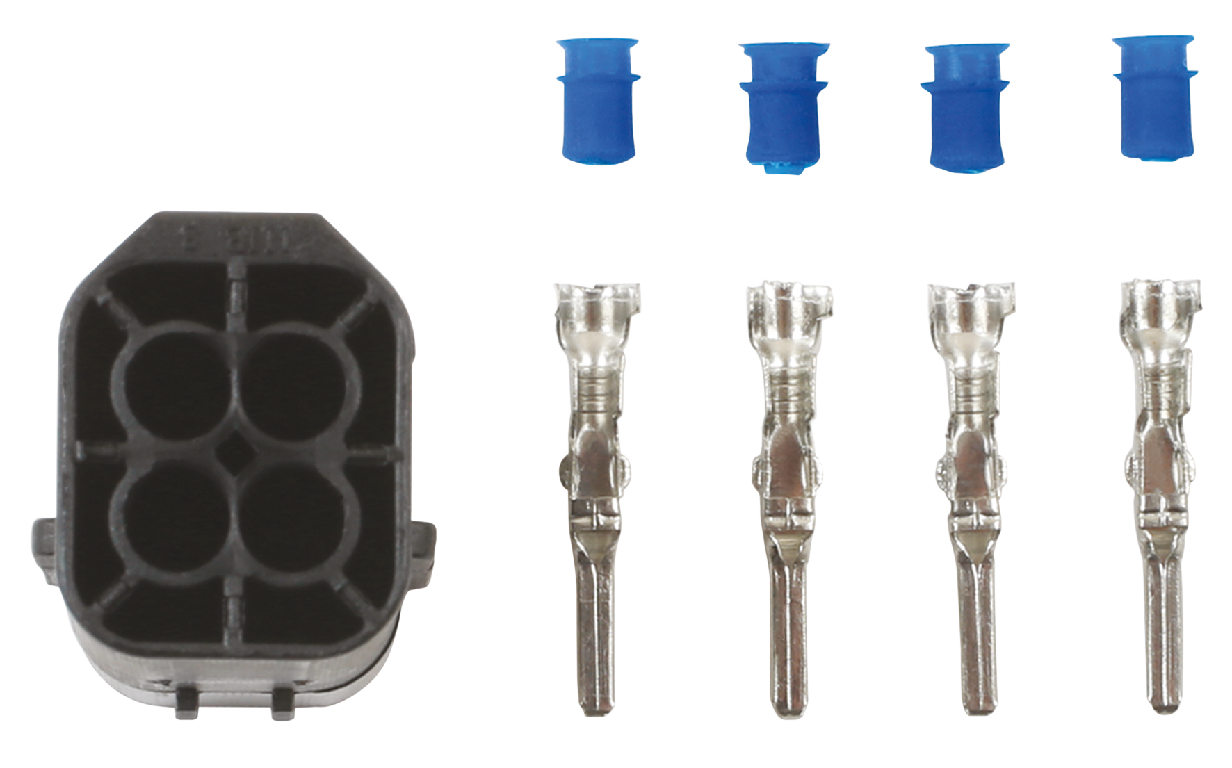Steckergehäuse-Set, AMP Econoseal - J Serie, 4 polig – Hoelzle