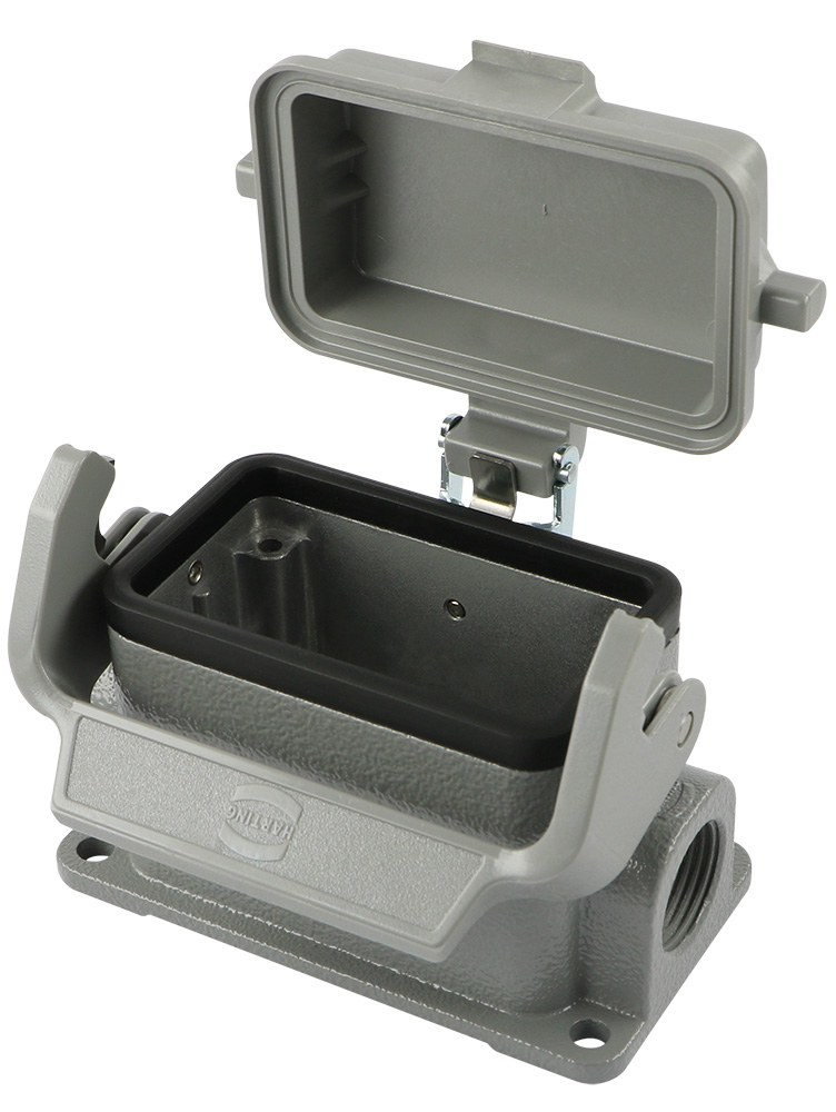 Harting - Han 10B Sockelgehäuse mit Deckel – Hoelzle