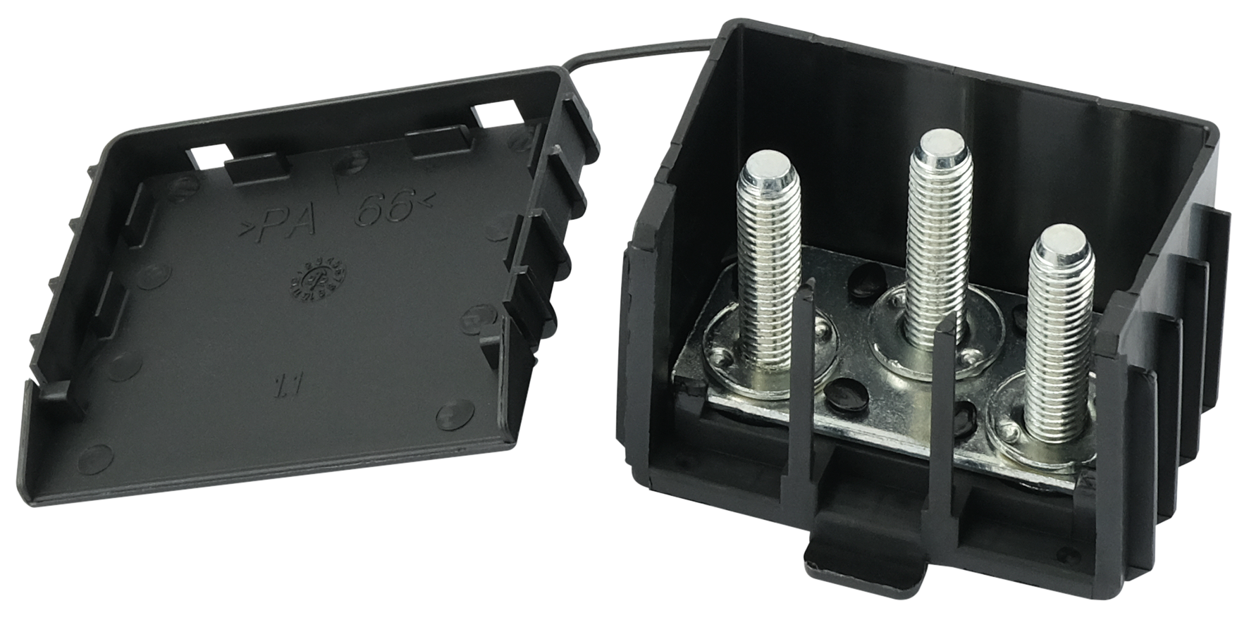 Verteilerdose mit 3 Schrauben M8 – Hoelzle