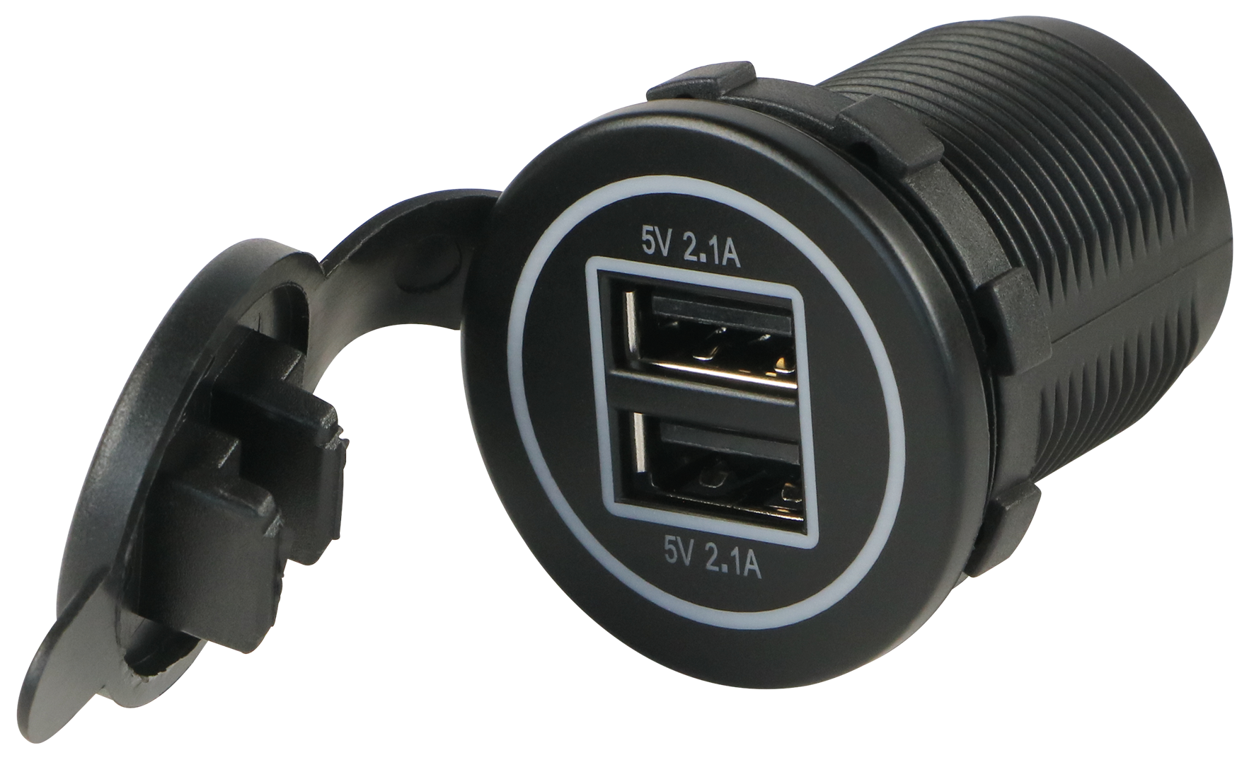 Prise Encastrable Avec Capuchon En Caoutchouc 2 X USB A Hoelzle