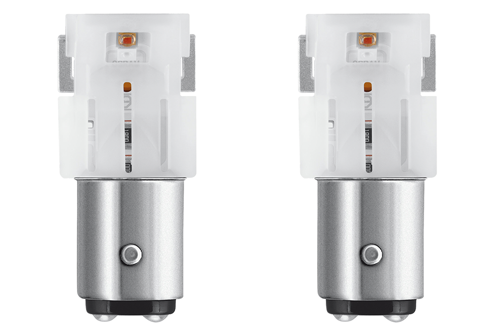 OSRAM - 2 x LED-Lampe BAY15d 12 V Red – Hoelzle