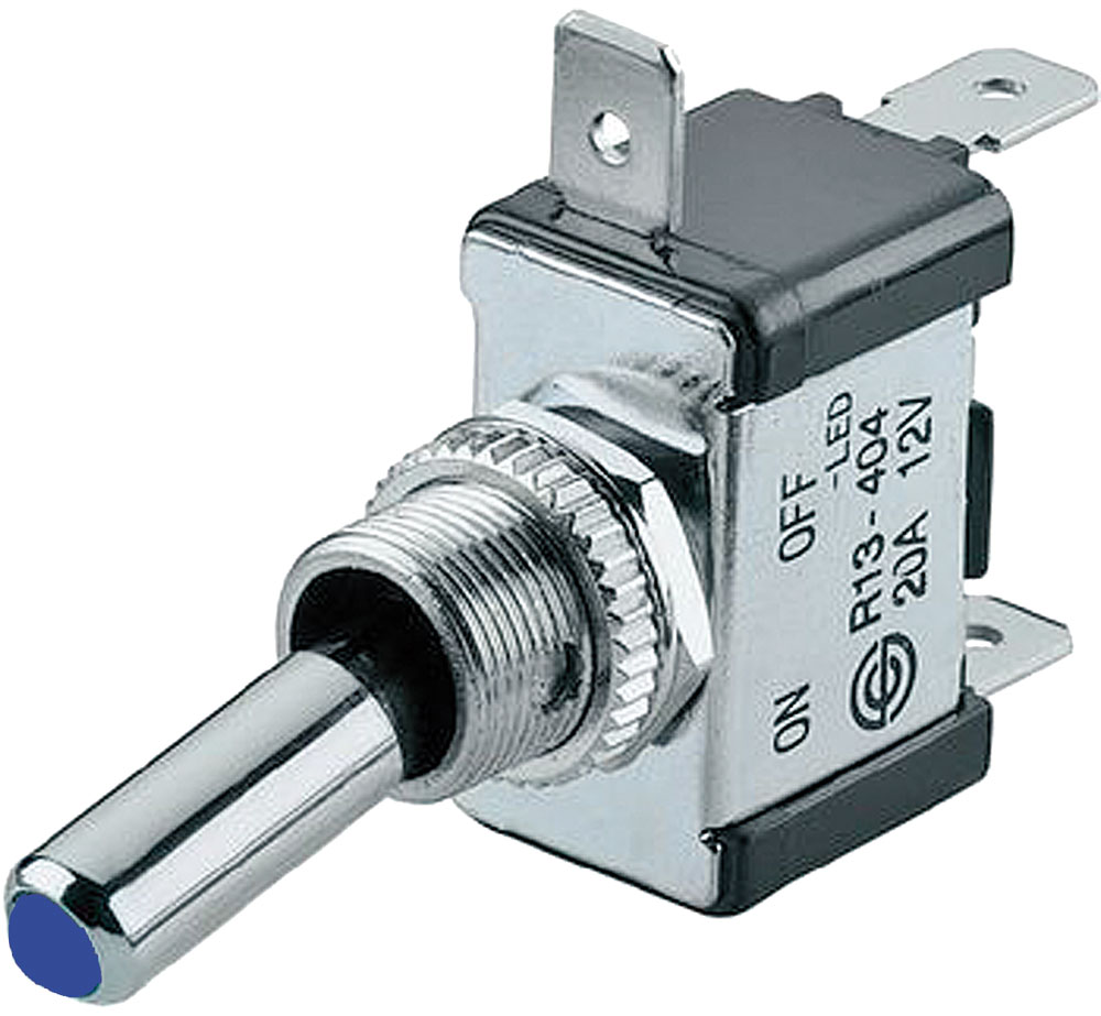 Kippschalter 12V mit LED blau – Hoelzle