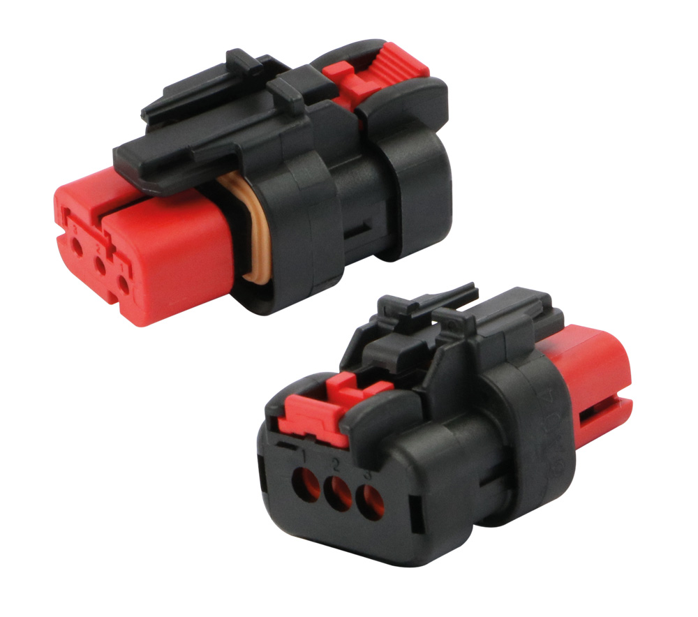 AMPSeal 16 - Buchsengehäuse 3-pol. Key A rot – Hoelzle