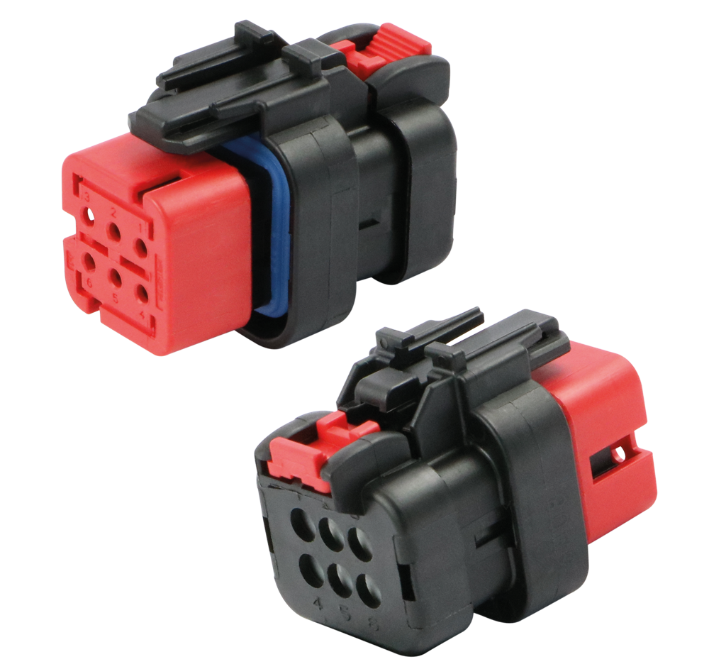 AMPSeal 16 - Buchsengehäuse 6-pol. Key A rot – Hoelzle