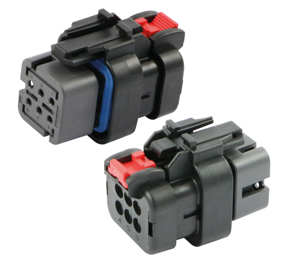 AMPSeal 16 - Buchsengehäuse 6-pol. Key B grau – Hoelzle