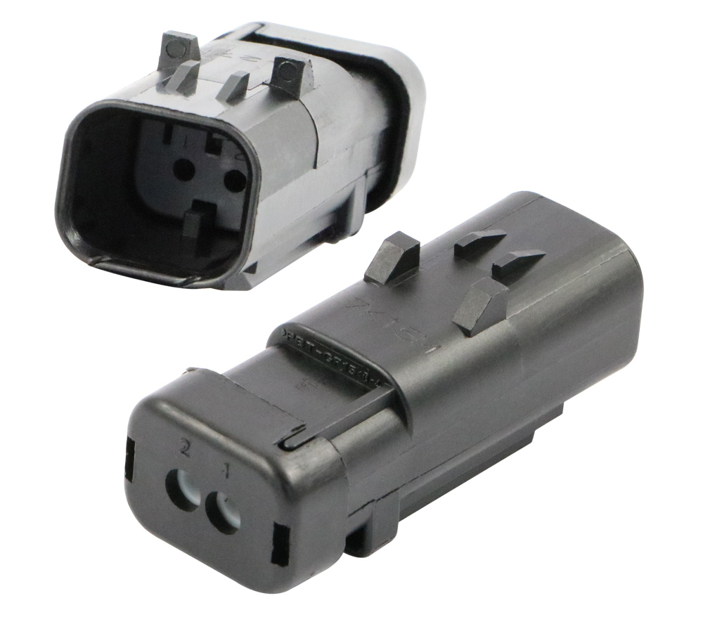 AMPSeal 16 - Stiftgehäuse 2-pol. Key B grau – Hoelzle