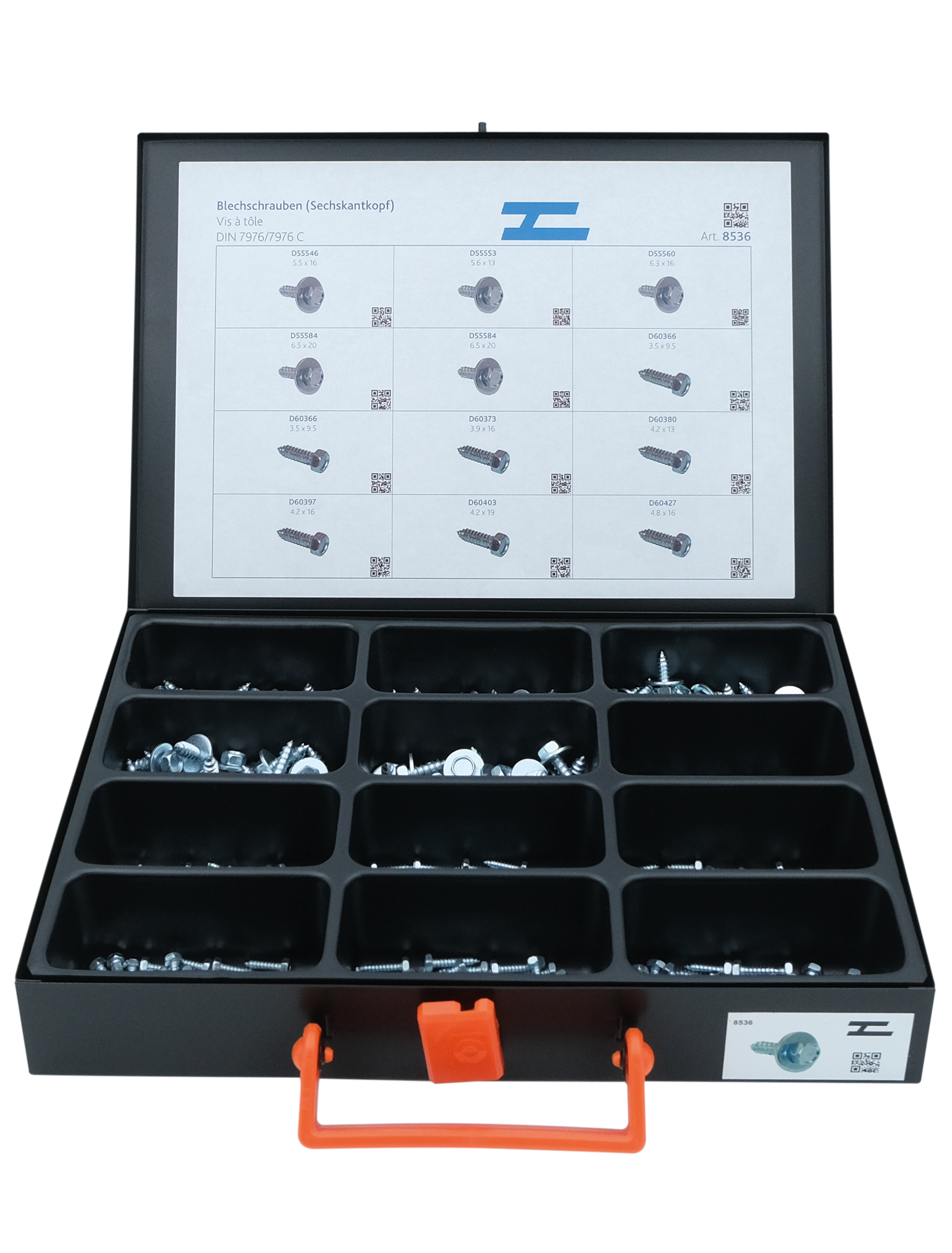 Sortiment Blechschrauben mit Sechskantkopf – Hoelzle