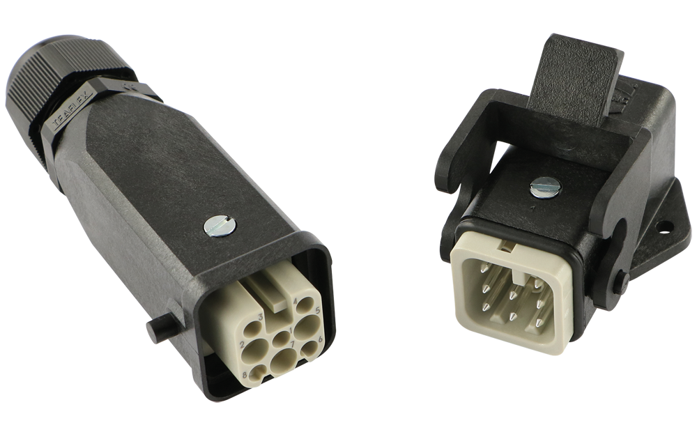 Harting - Dachdurchführungs-Kupplung 8-pol – Hoelzle