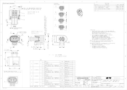 Buchsenkontaktgehäuse 2-pol FEP Serie FKG 2.8 – Hoelzle