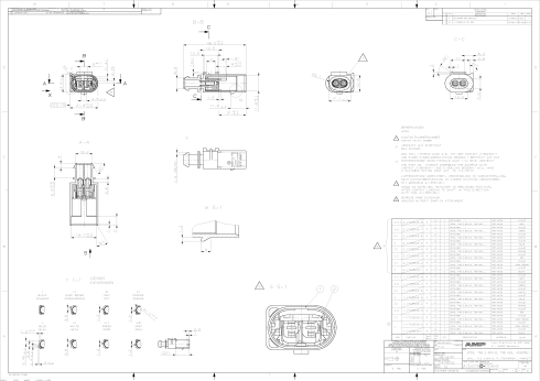 Stiftkontaktgehäuse 2-pol. FEP Serie FKG 2.8 – Hoelzle