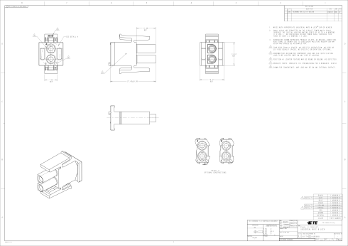 Steckgehäuse männlich MATE-N-LOK 2-pol – Hoelzle
