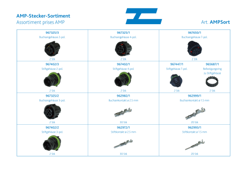 AMP-Stecker-Sortiment – Hoelzle