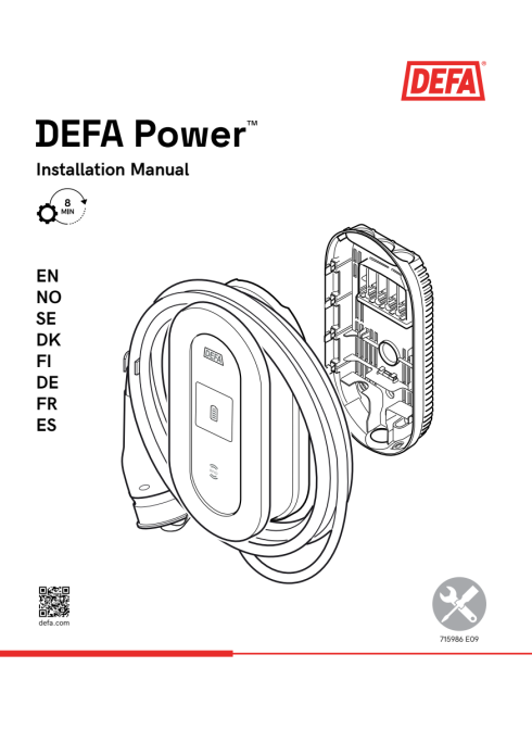 DEFA Power Wallbox inkl. 6 m Ladekabel – Hoelzle