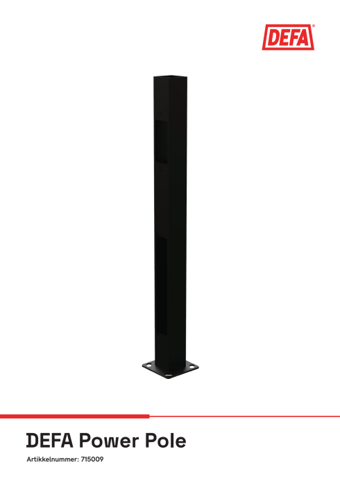 DEFA PowerPole für Power Wallbox – Soltark