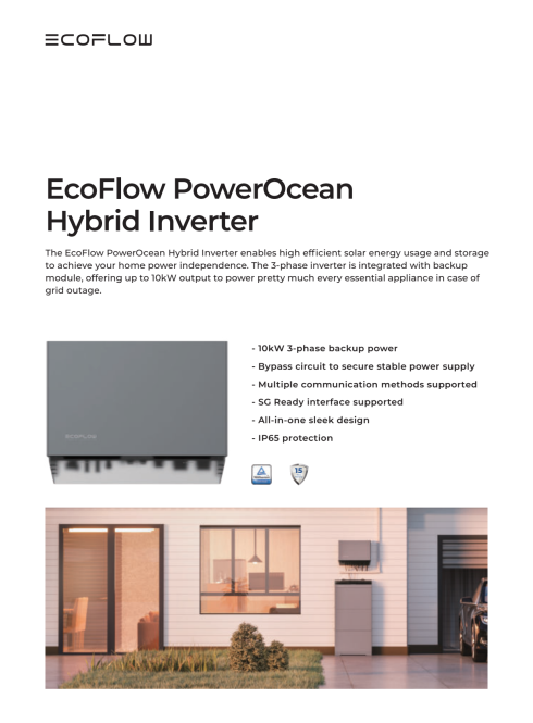 EcoFlow PowerOcean Hybrid Inverter 10 kW – Soltark