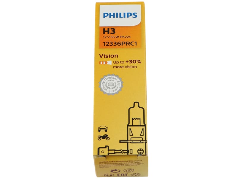 Philips Glühlampe H3 12V 55W Premium +30% – Hoelzle