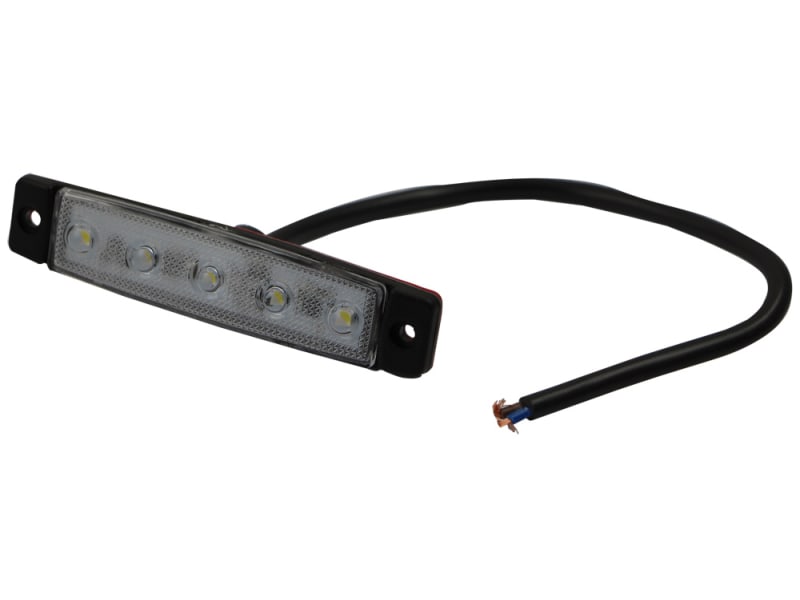 Proplast - LED Positionsl. weiss PRO-FLAT 12/24V schwarzes Gehäuse ...