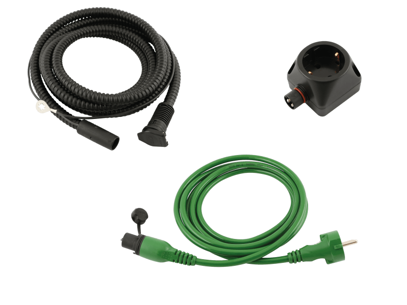 DEFA - 230 VAC Anschluss-Set 2.5 m mit Stecker/Dose – Hoelzle