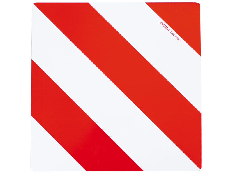 Warntafel verz. rot/weiss 1-seitig rechts Kl.1 – Hoelzle