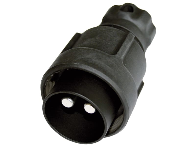 Nato-Stecker 2-pol. 35 mm² mit Mutter, gummiert – Hoelzle