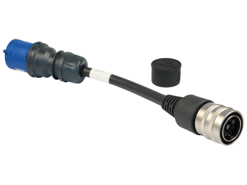 JUICE CONNECTOR Adapter CEE32, 1phasig blau – Hoelzle