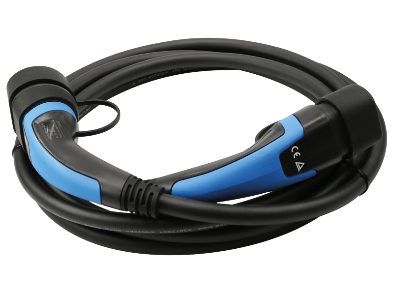 Ladekabel Typ 2 22kW 32A/480V, 3 m gerade – Hoelzle