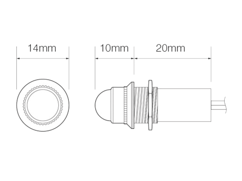 LED-Kontrollleuchte grün 12 V – Hoelzle