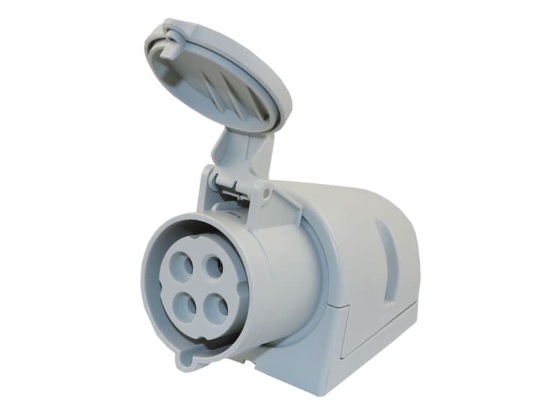 Cekon Wandsteckdose 32/4 230 VAC grau 1 h – Hoelzle