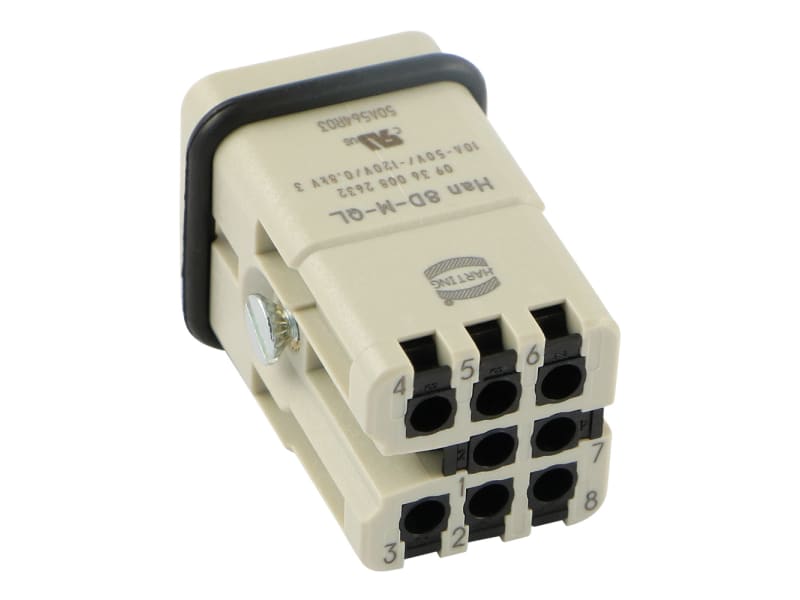 Harting - Han 8D Stiftkontakte 8-pol. – Hoelzle