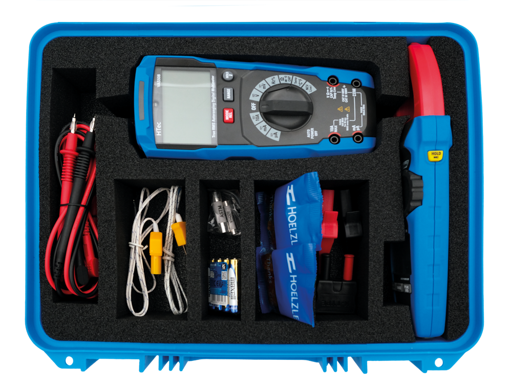 Kit de diagnostic avec instruments de mesure dans une mallette système ...