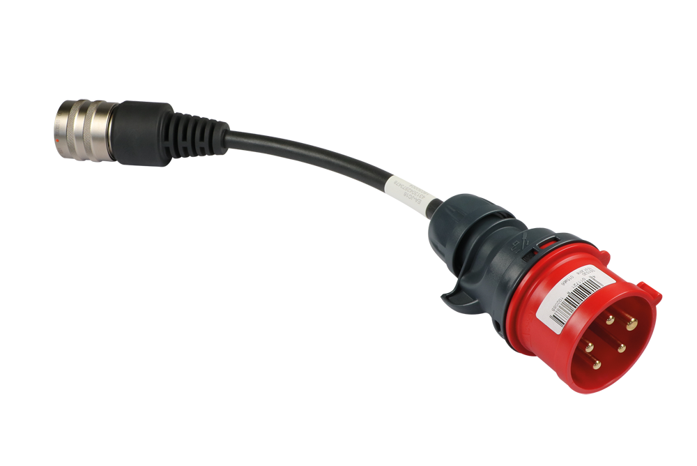 JUICE CONNECTOR Adapter CEE16, 3phasig rot – Hoelzle