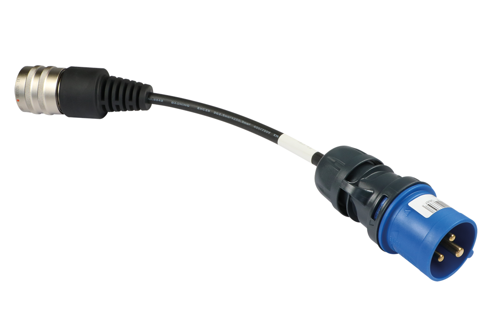 JUICE CONNECTOR Adapter CEE16, 1phasig blau – Hoelzle