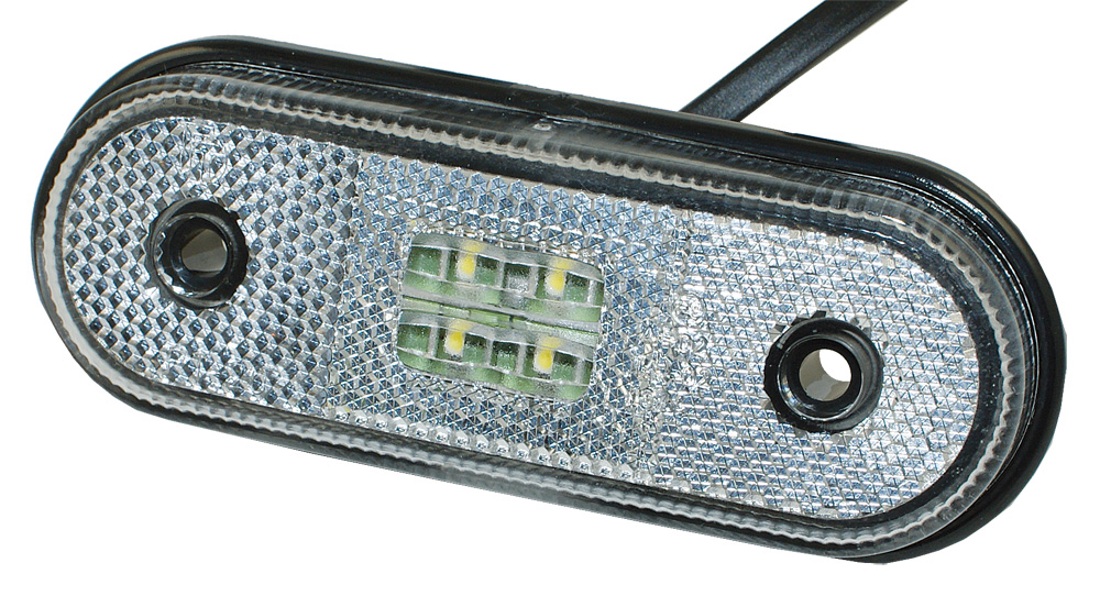 LED-Positionsleuchte Unipoint weiss 12/24V – Hoelzle