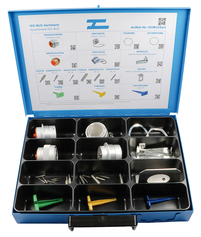 ISO-Bus-Sortiment mit „Deutsch“-Stecker – Hoelzle