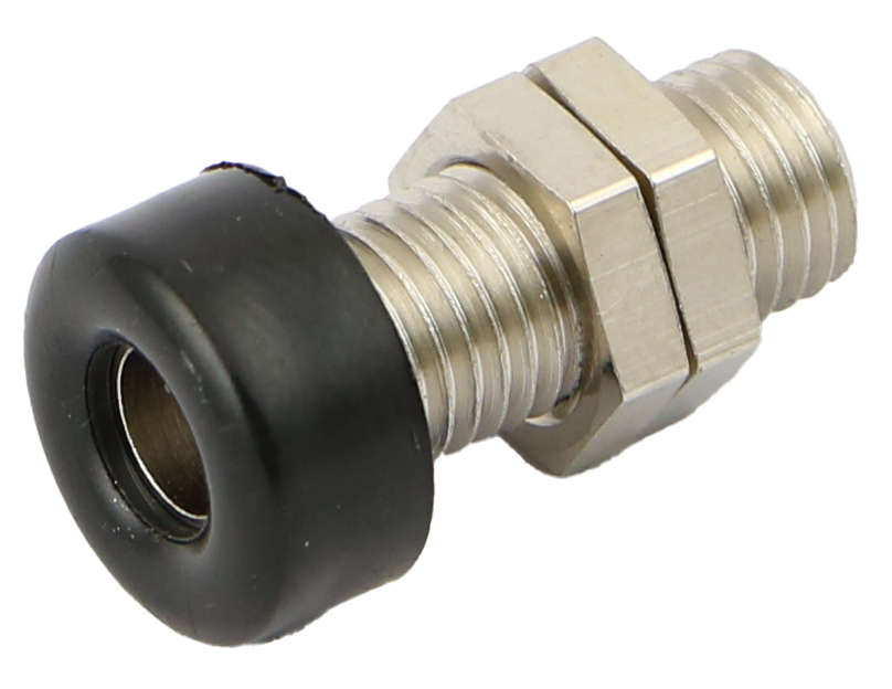 Laborbuchse ø 4.0 mm, schwarz – Hoelzle