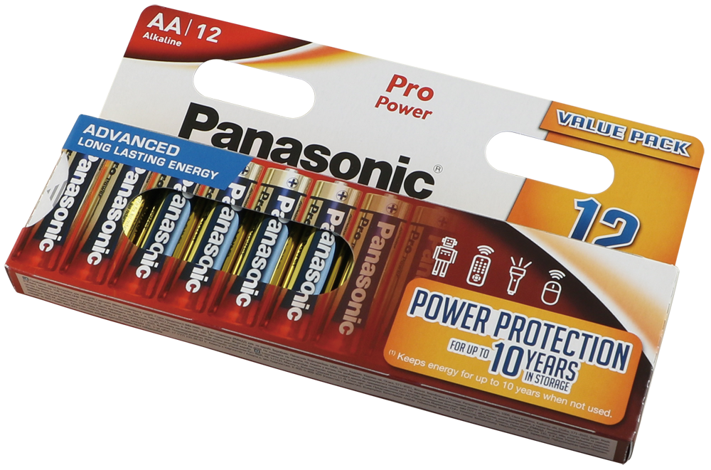 AA - Panasonic piles en carton de 12 pcs – Hoelzle