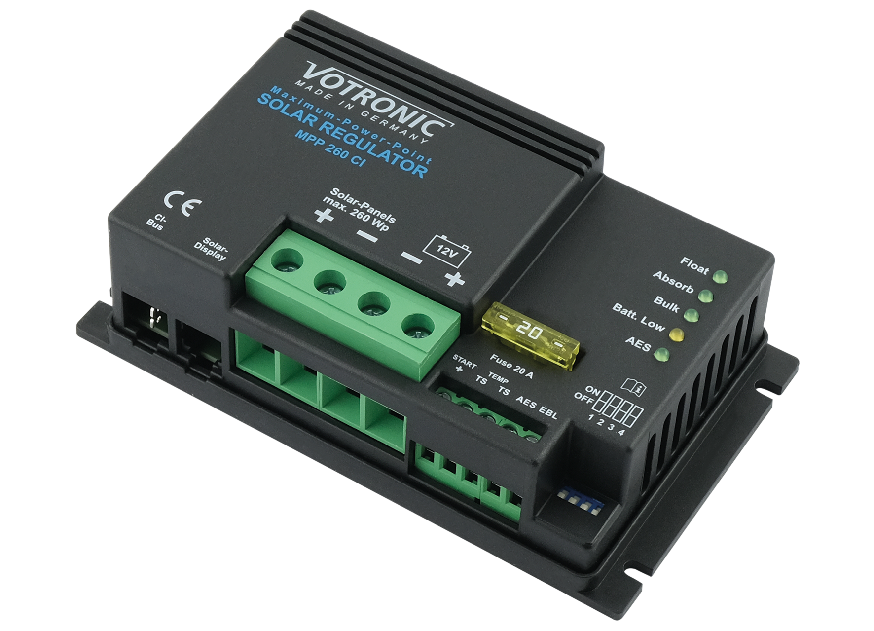 Votronic - MPPT-Solar-Laderegler 12 V 18 A – Hoelzle