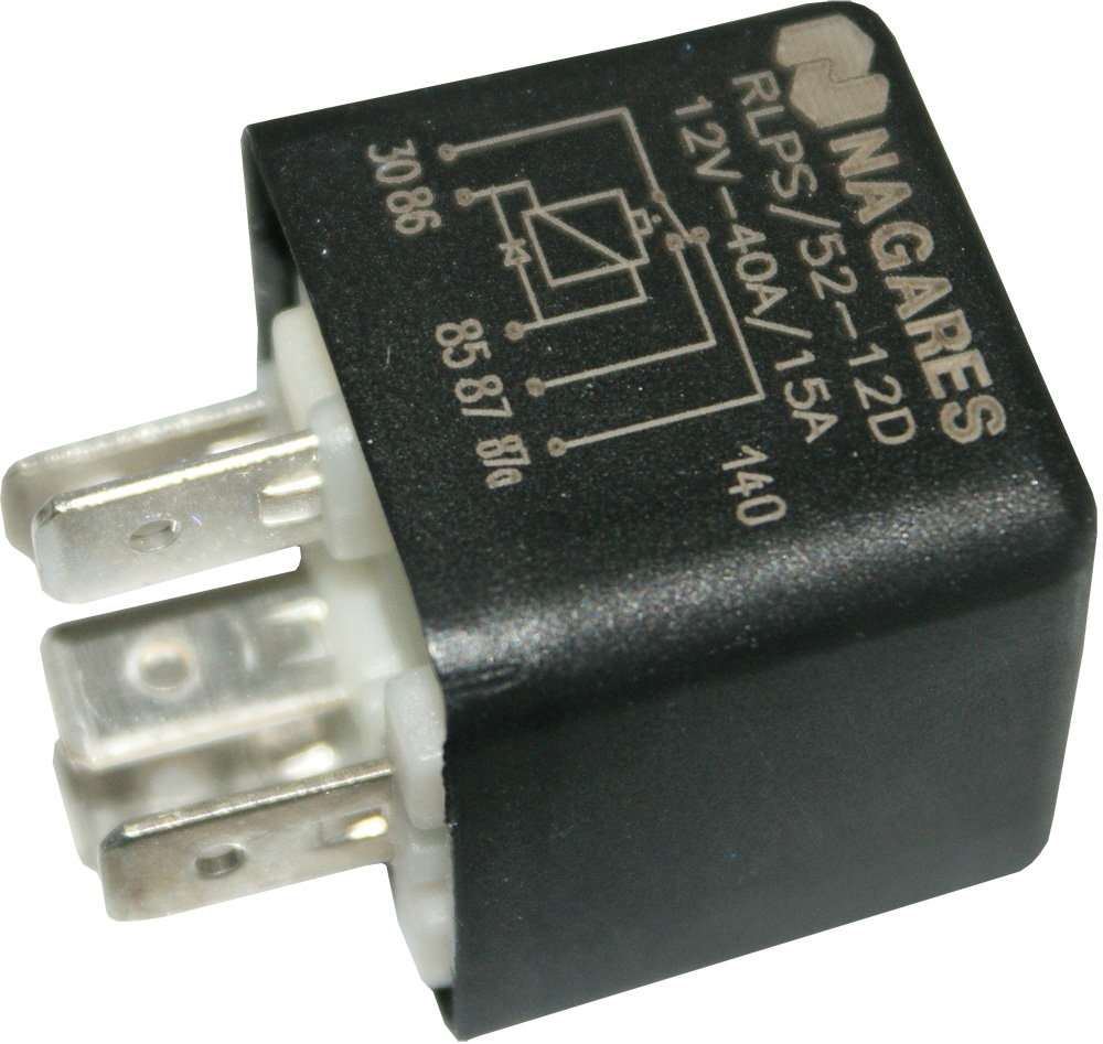 Mini-Relais Wechsler mit Diode 12V – Hoelzle