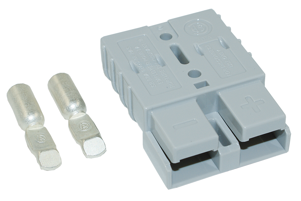 1 Stk. Stecker Anderson Power 2-pol -6 mm2 grau – Hoelzle