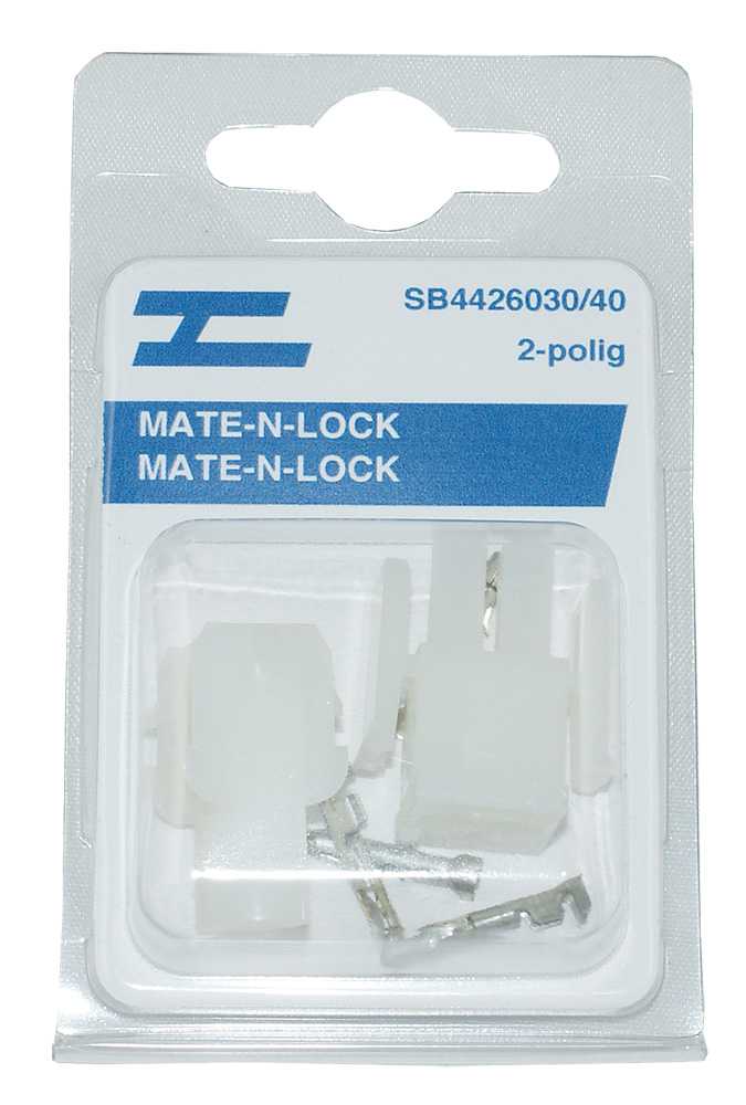 Steckgehäuse MATE-N-LOCK 2-pol – Hoelzle