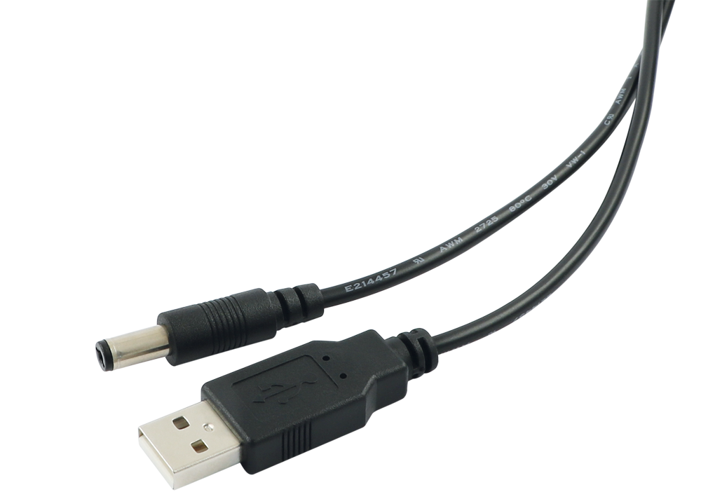 Universal Ladekabel USB-A auf 5.5 mm DC-Rund-Stecker – Hoelzle