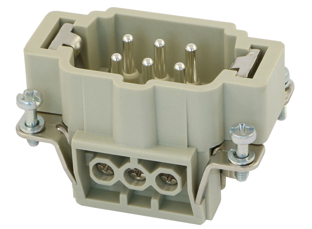 Harting - Han E cosses mâle 6 pôles p. prise – Hoelzle