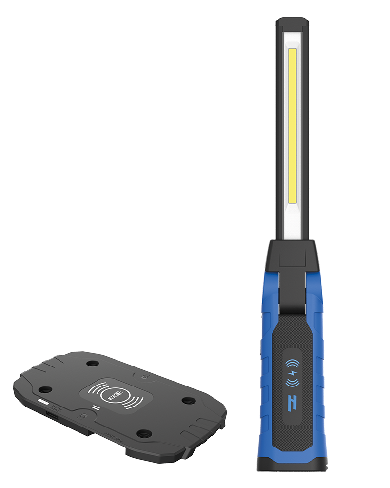 Profi LED Handlampe SLIM mit Wireless Ladung – Hoelzle