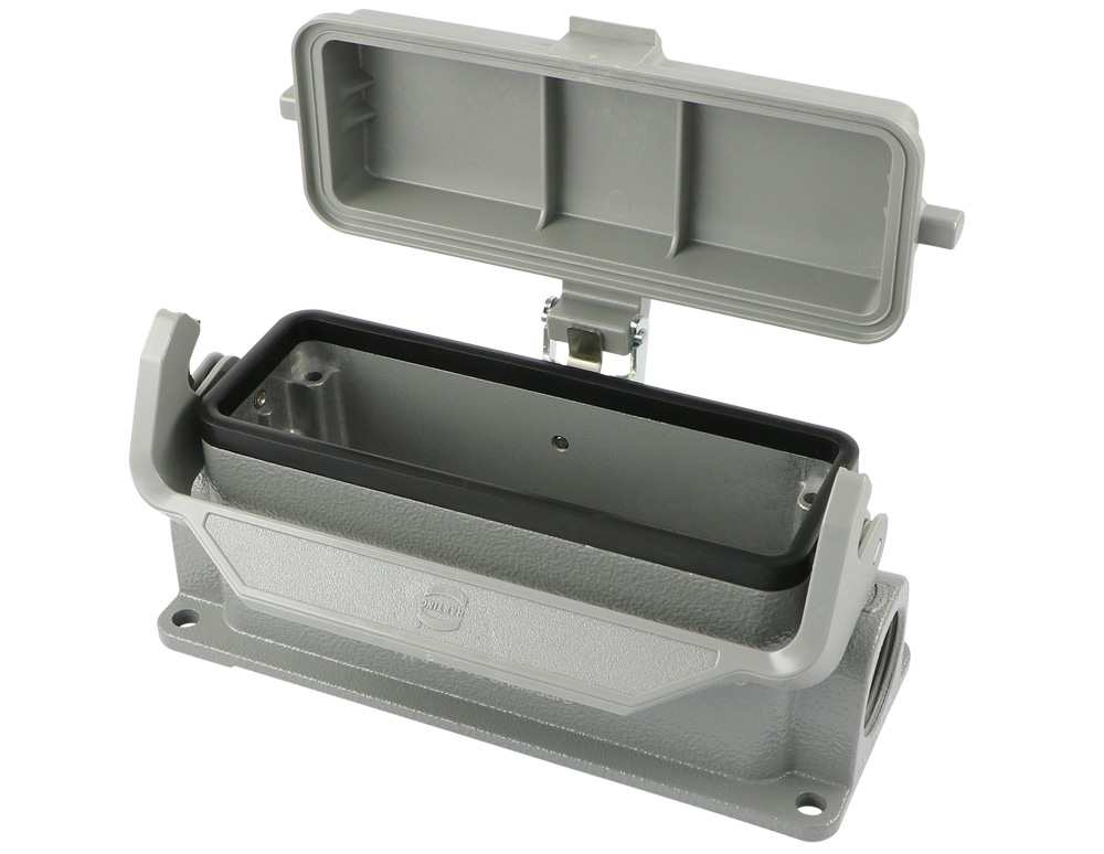 Harting - Han 16B Sockelgehäuse mit Deckel – Hoelzle