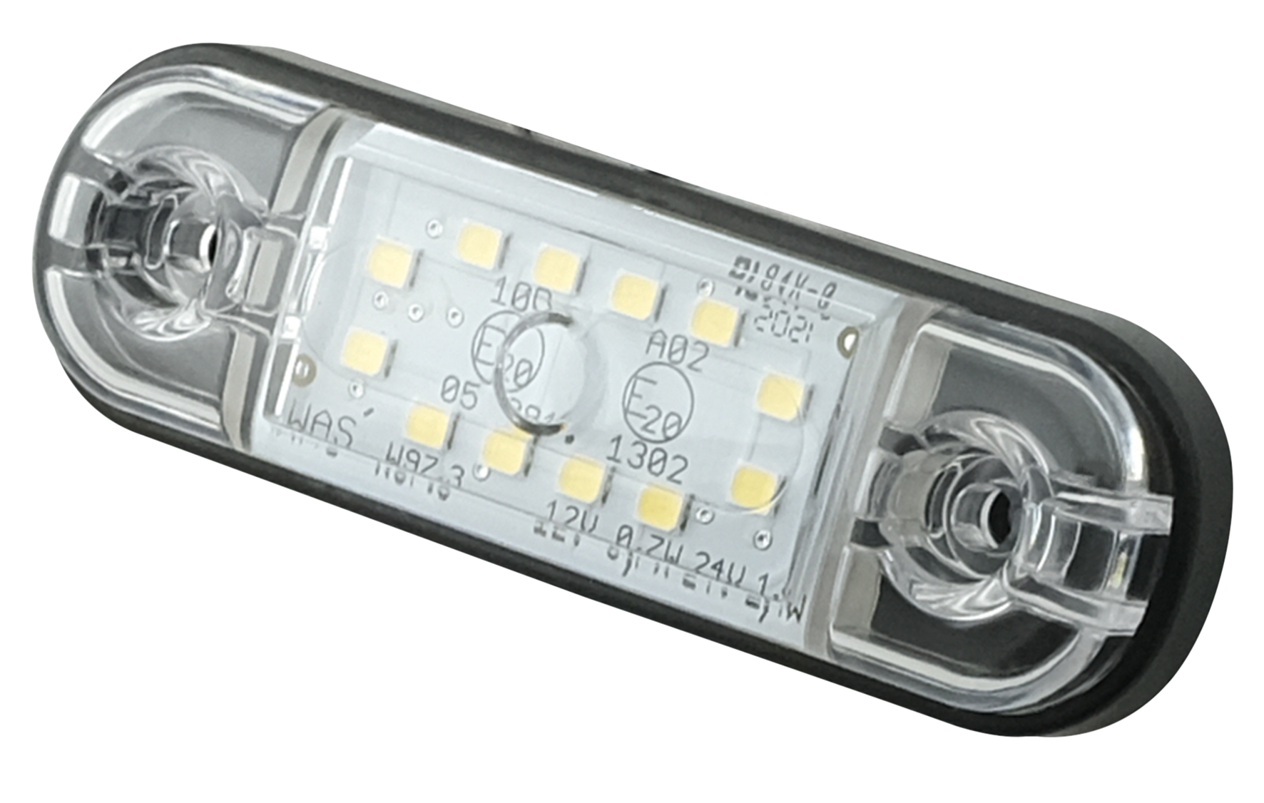 WAS - LED-Positionsleuchte 12/24 V weiss – Hoelzle