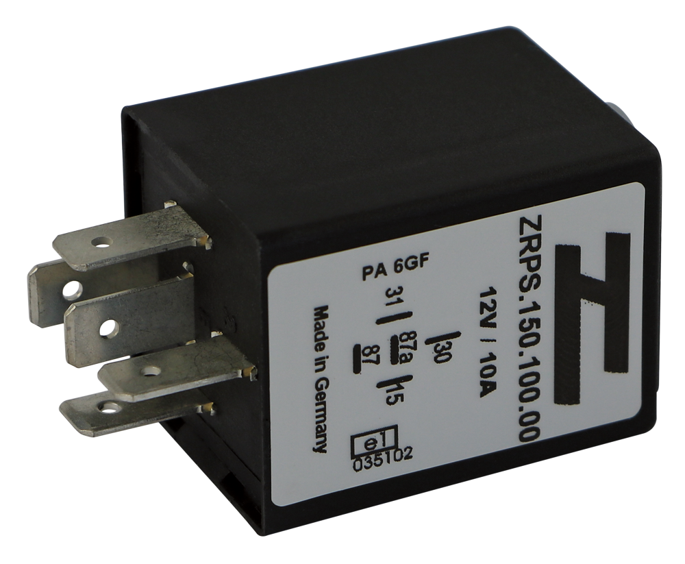 Relais à durée temporisé sur impulsion 12 V 10 A – Hoelzle